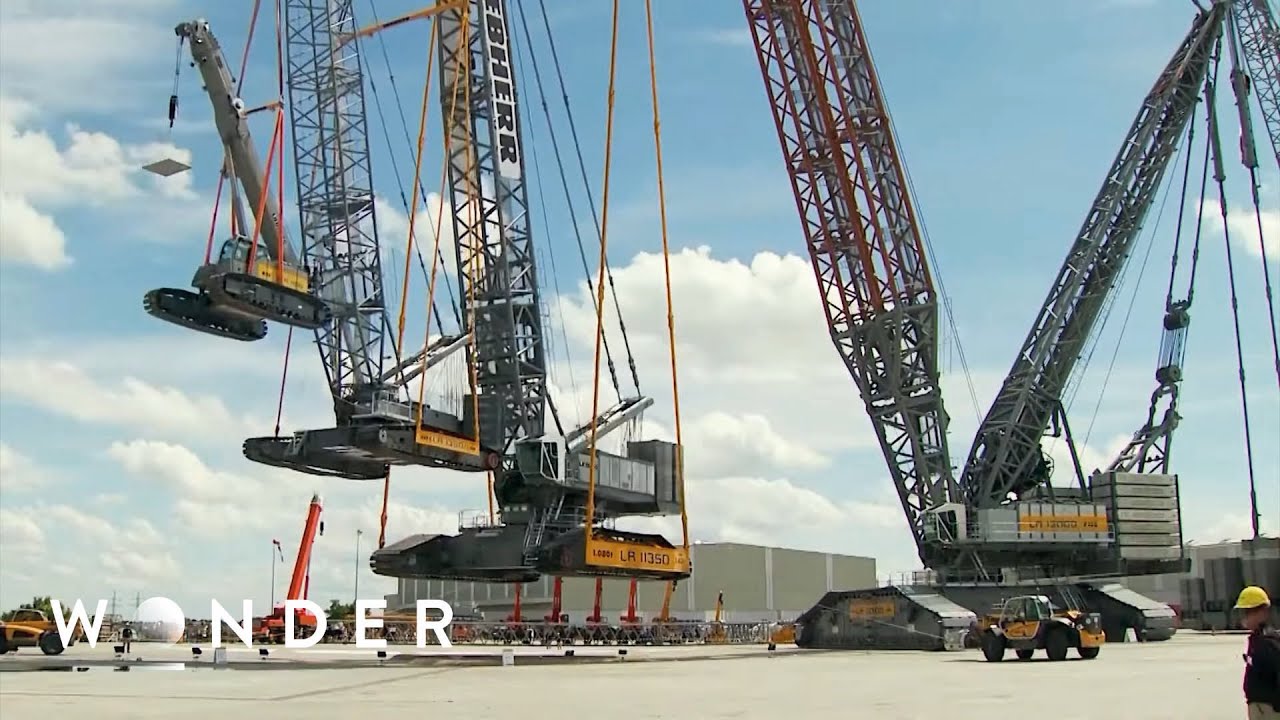 The World’s Most Powerful 3,000 Ton Mega Crane - YouTube
