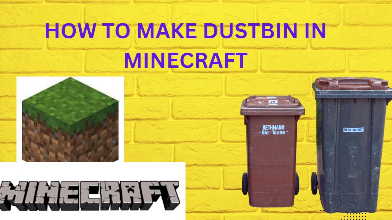 How to make Automatic dustbin in Minecraft #minecraft # ...