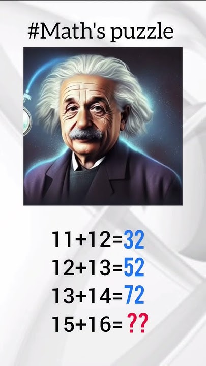 Only Mathematics Genius Can Solve This Puzzle in 20 Seconds #maths #mathpuzzle #canyouanswer ...