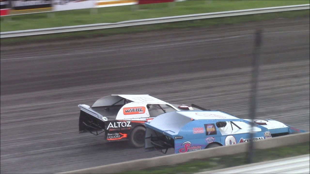 WISSOTA Modifieds Heat #1 Red River Co op Speedway June 22, 2017 - YouTube