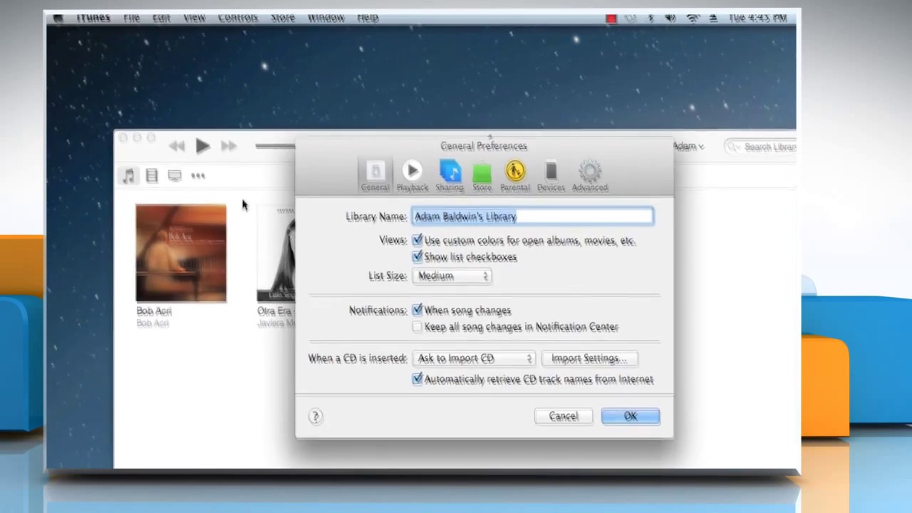 How to turn on automatic download of your songs in iTunes® :Tutorial ...
