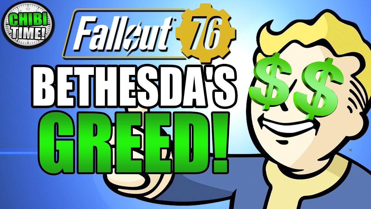 Bethesda and their GREED! Fallout 76 (Chibi Time) - YouTube
