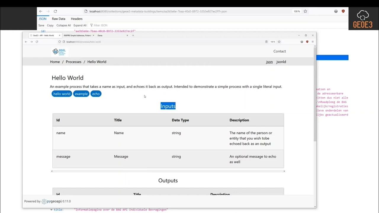 How to implement OGC API Processes by using pygeoapi? - YouTube