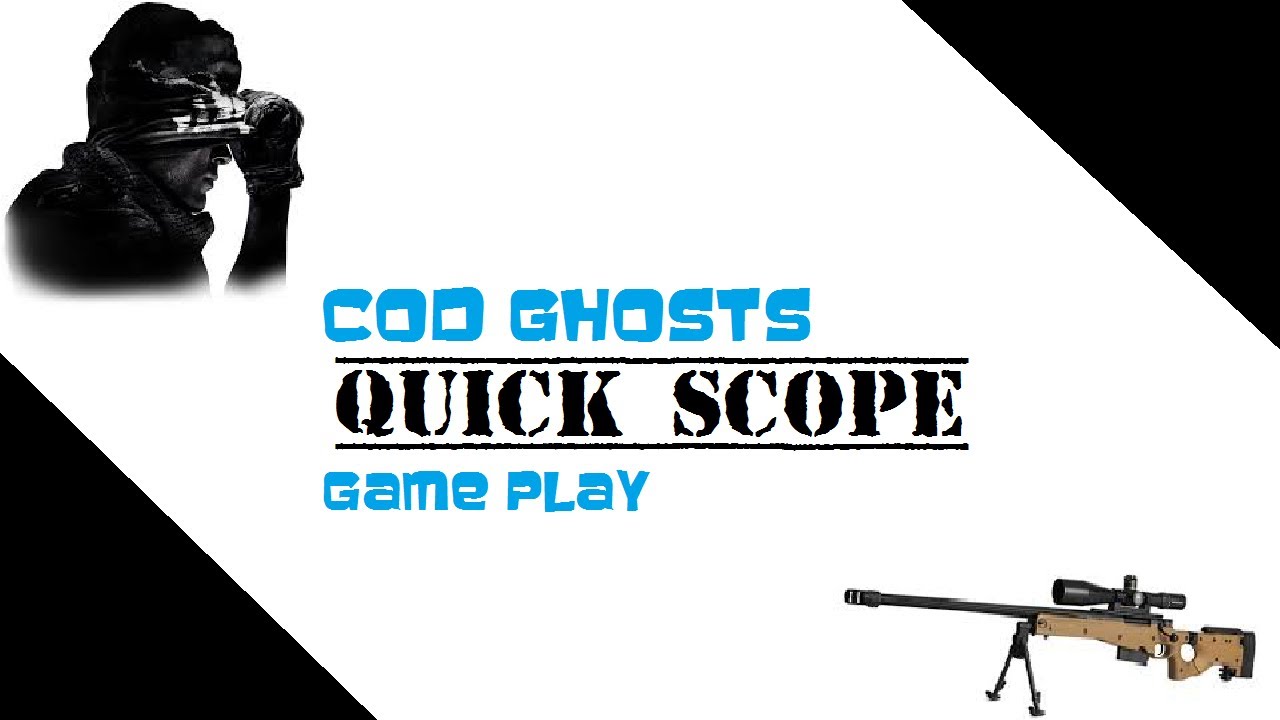 cod ghosts quick scope sniper gameplay w/commentary (1080p) - YouTube