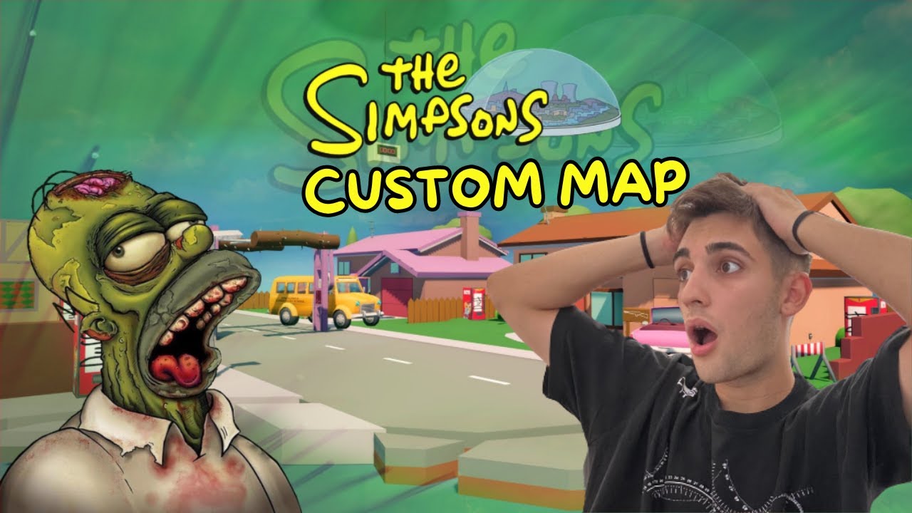 Los Simpsons CUSTOM MAP con EASTER EGG!! | BLACK OPS 3 ZOMBIES - YouTube