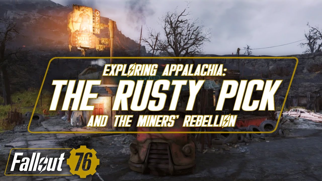 The Rusty Pick and The Miners' Rebellion - Fallout 76 Lore - YouTube
