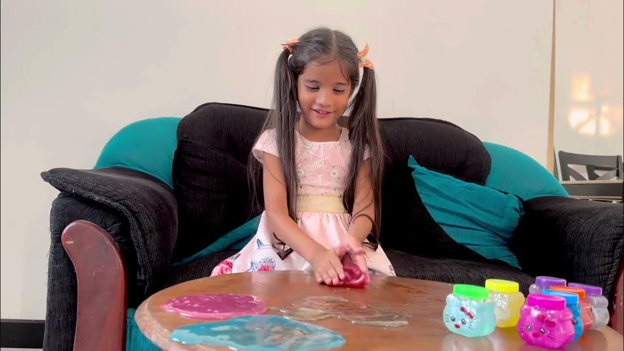 Abigail Plays with Slime | Fun Activities for Children | Kids Playtime | Slime Fun | Creative ...