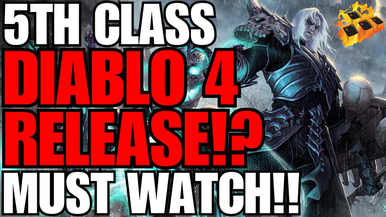 Diablo 4 5th Class Reveal!! New Skills Shown!! RELEASE DATE!? Dropping ...