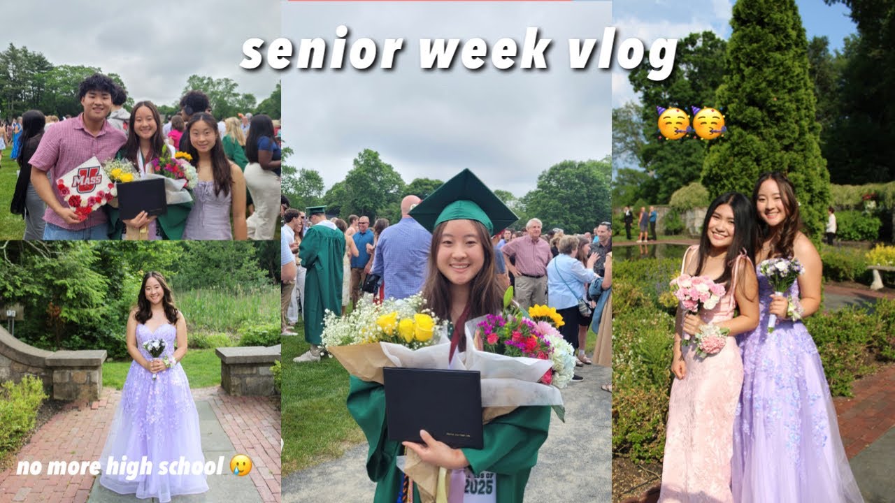 senior events week + graduation | boat cruise, walk through, prom 💐 ...