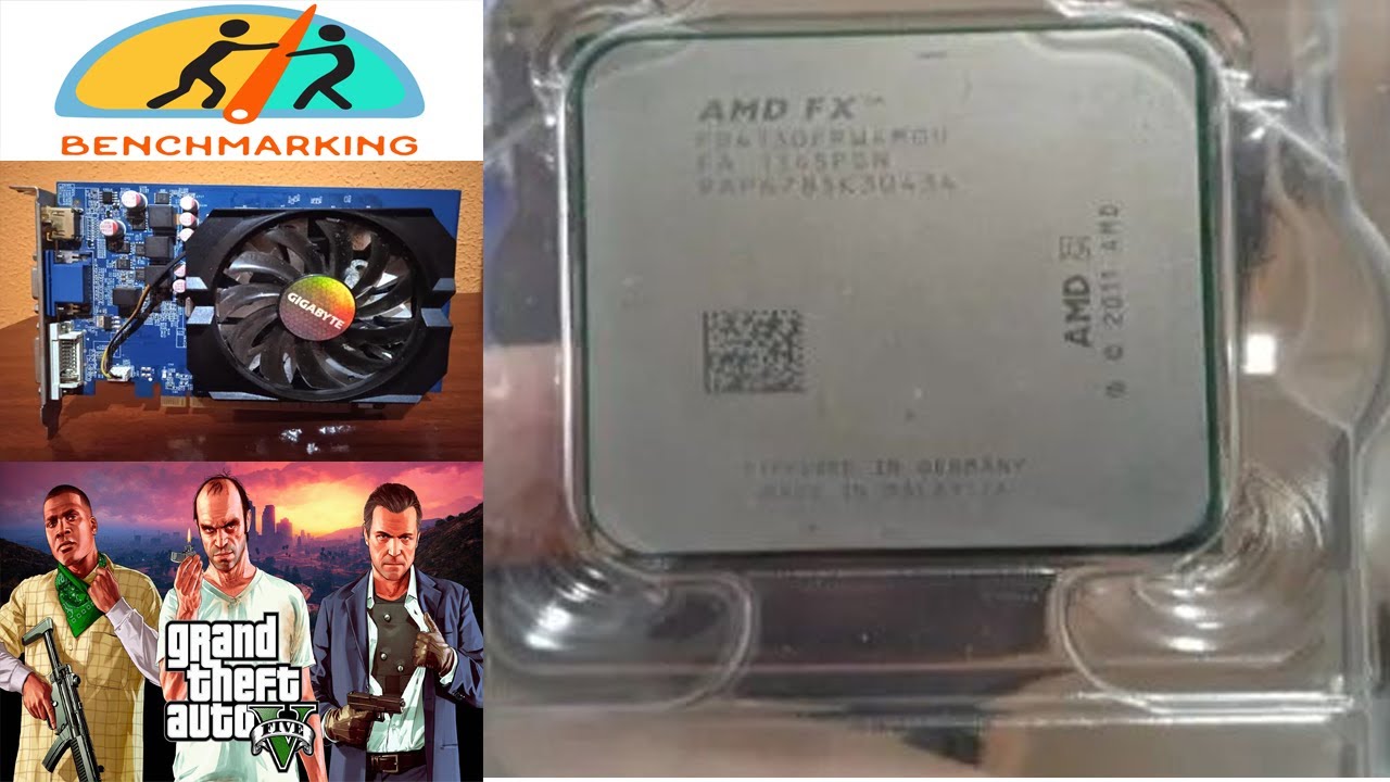 FX 4130 12 de ram Gt 420 Teste no GTA 5 - YouTube