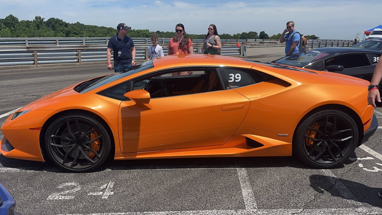 Racing a fast car but like not that fast - YouTube