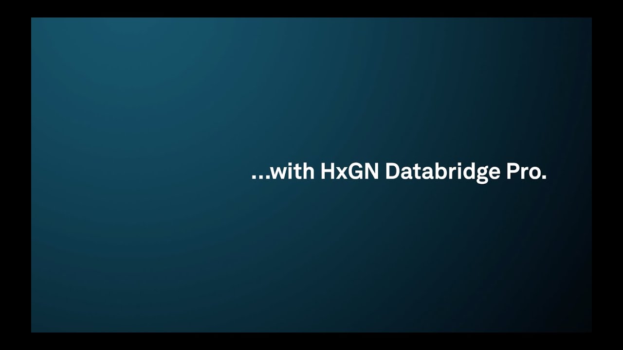Introducing HxGN DataBridge Pro - YouTube
