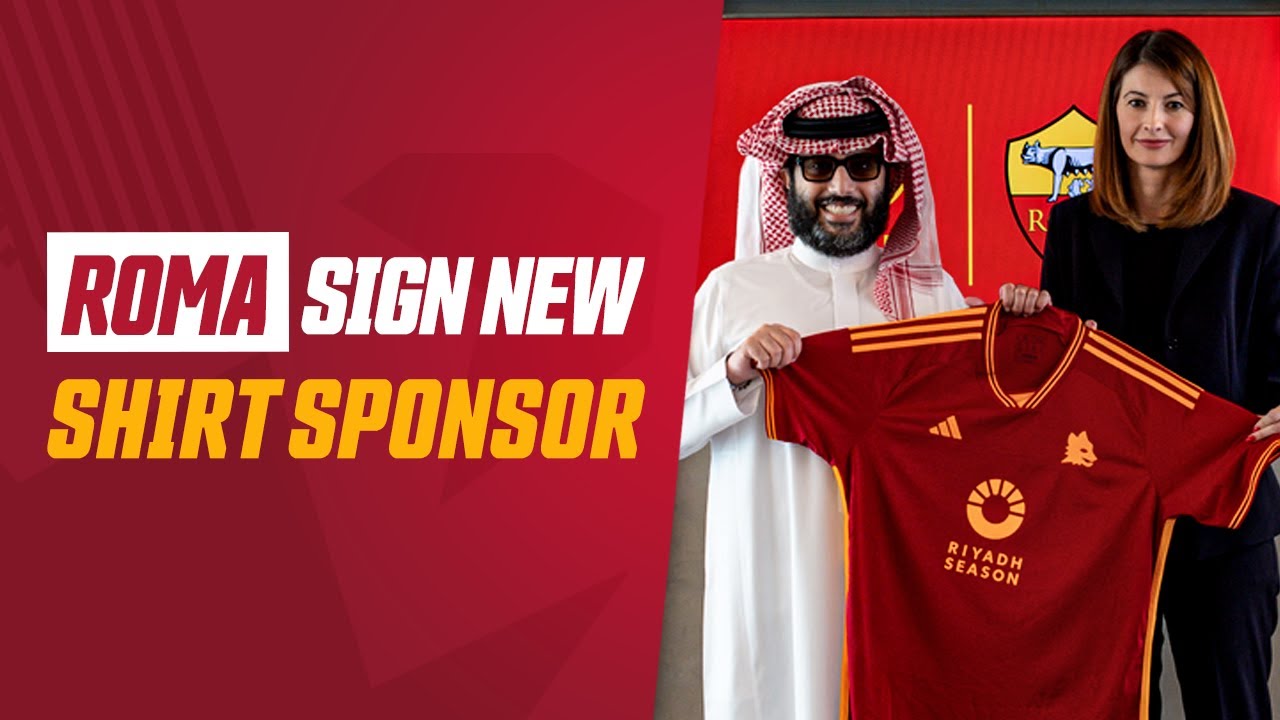 AS Roma sign NEW SPONSOR with Saudi Brand | Livestream - YouTube
