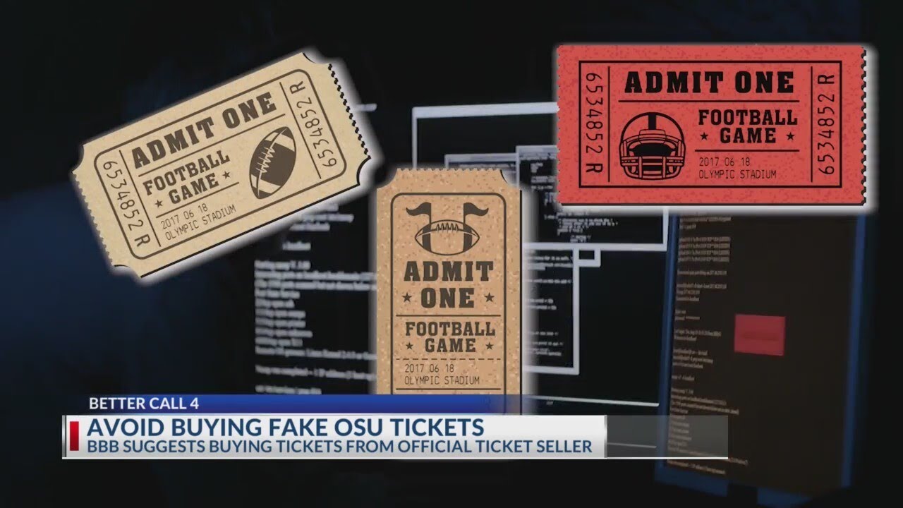 Avoid buying fake Ohio State tickets - YouTube
