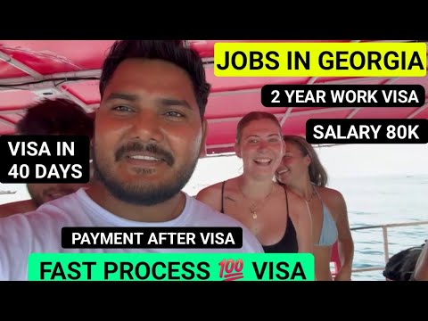 Georgia 🇬🇪 2 Year Work visa For Indians | Get Fast Trc Card | Free Food ...
