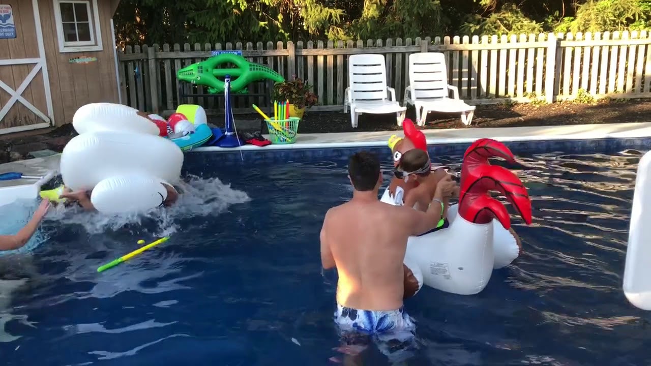 Hayden tries the jump chicken mount - YouTube