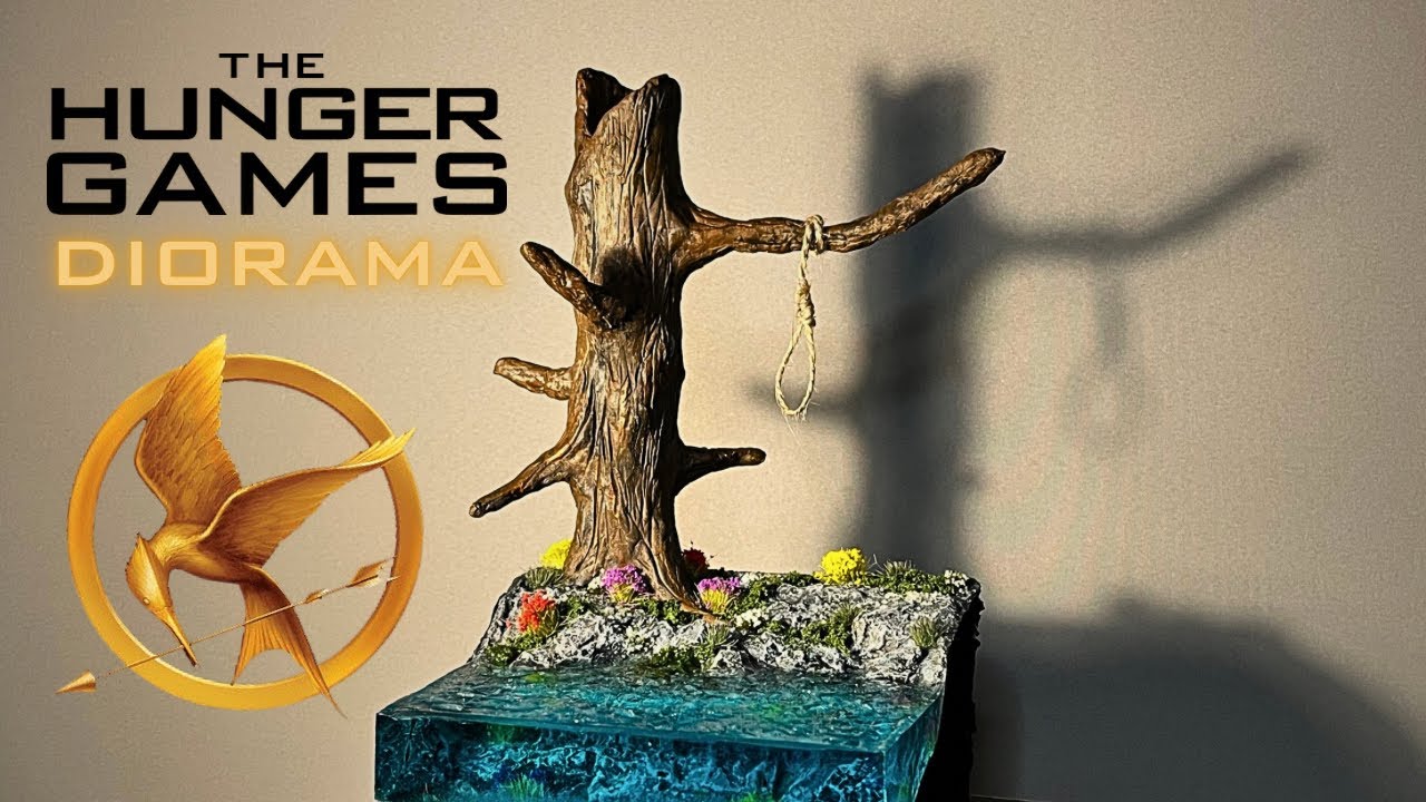 Making the Hanging Tree | the Hunger Games diorama - YouTube
