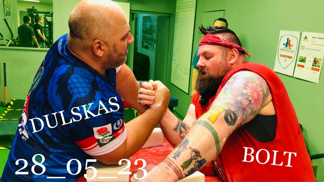 Armwrestling Mindaugas Dulskas - Dean Bolt - YouTube