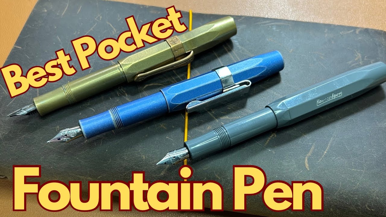 BEST EDC Fountain Pen KAWECO AL SPORT - YouTube