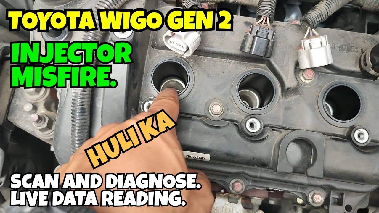 TOYOTA WIGO 2ND GEN MISFIRE, PALYADO, CHECK ENGINE, GARALGAL ANG MAKINA ...