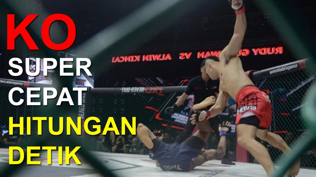 5 Kemenangan Tercepat MMA Indonesia - One Pride MMA - YouTube