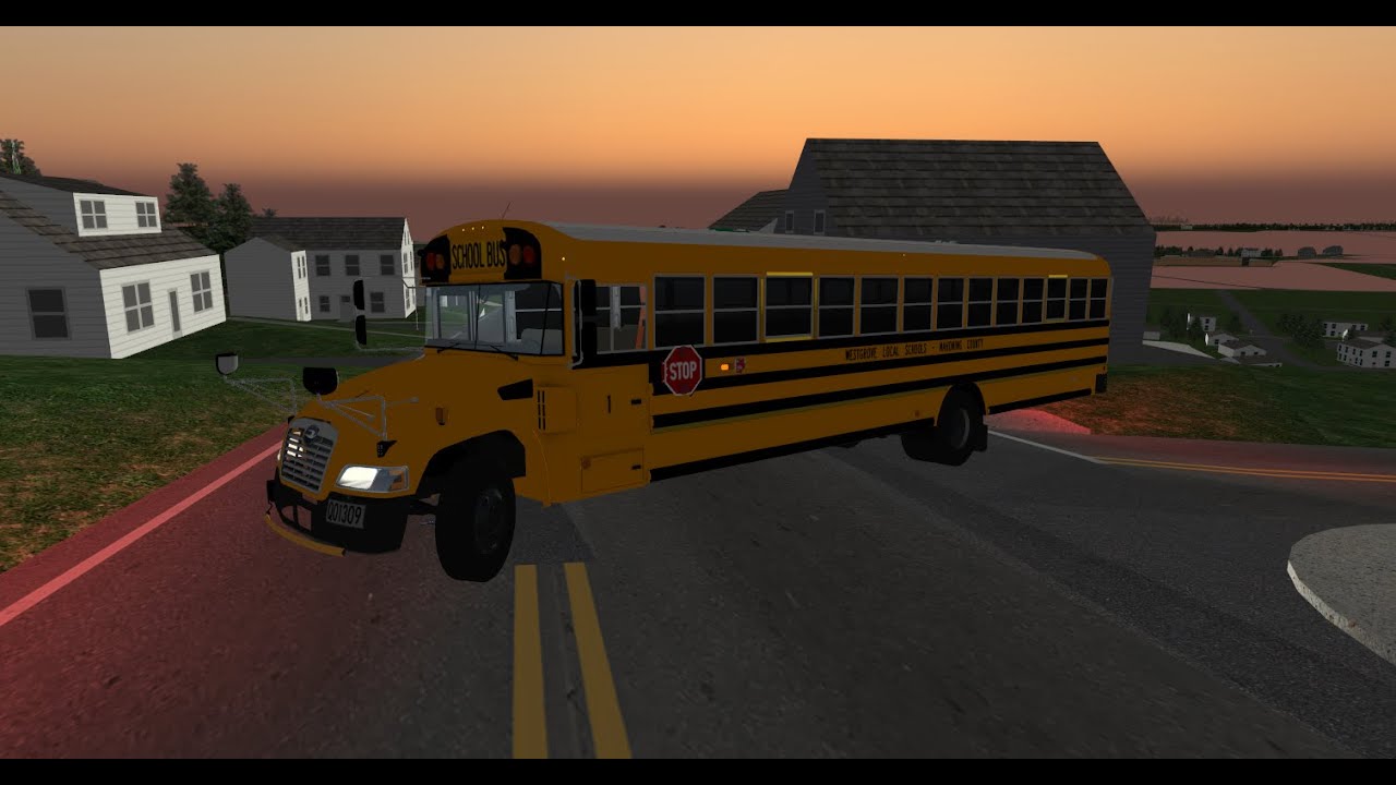 HS-AM - 2015 Bluebird Vision Propane - Rigs of Rods - YouTube