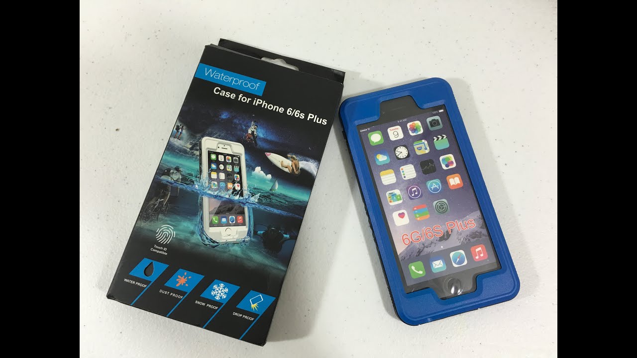 iPhone 6s Plus Waterproof Case - YouTube