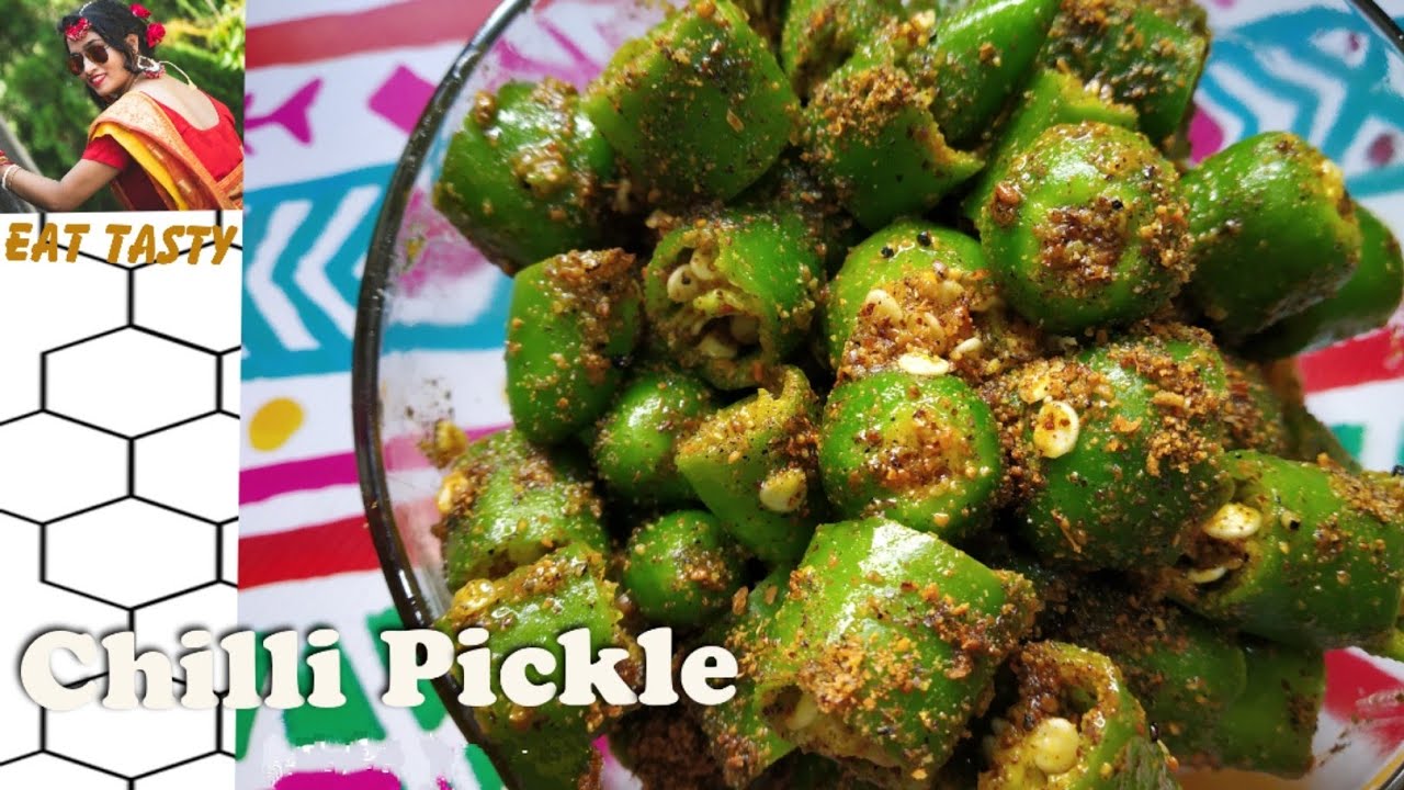 Instant Green Chilli Pickle - Instant Mirchi Achar - Quick Chilli ...