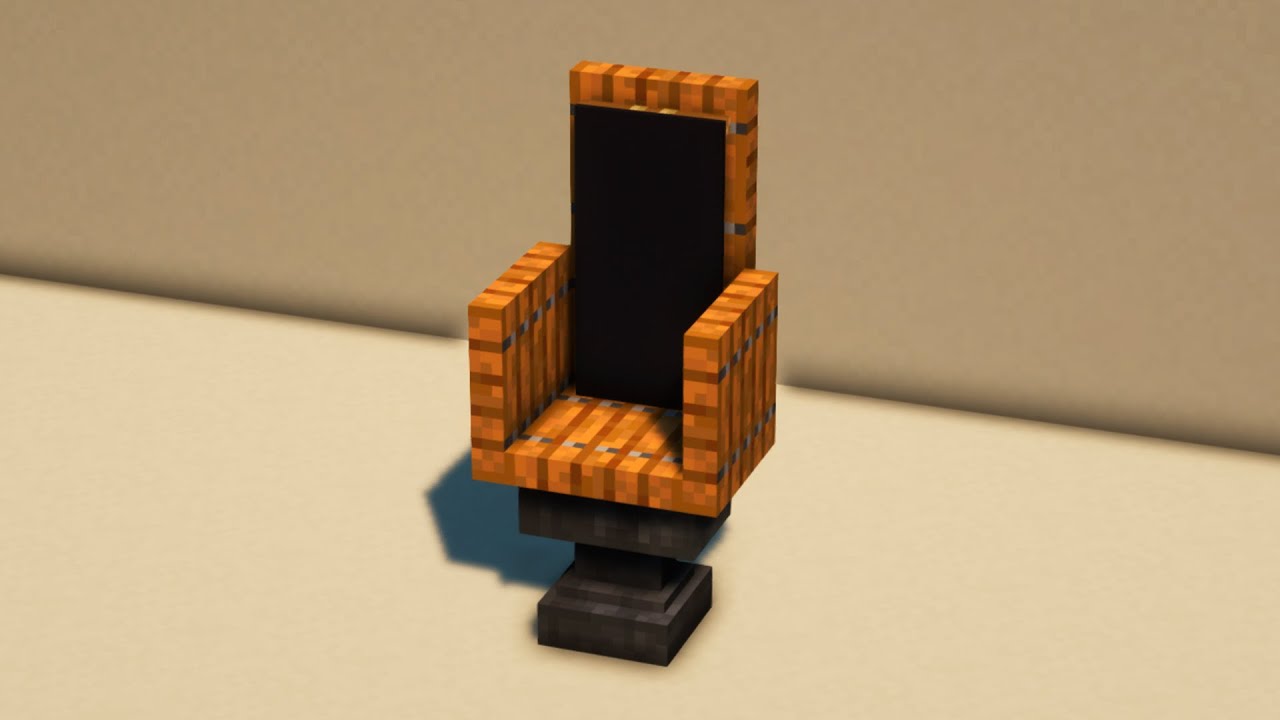Brutal Chair In Minecraft - YouTube