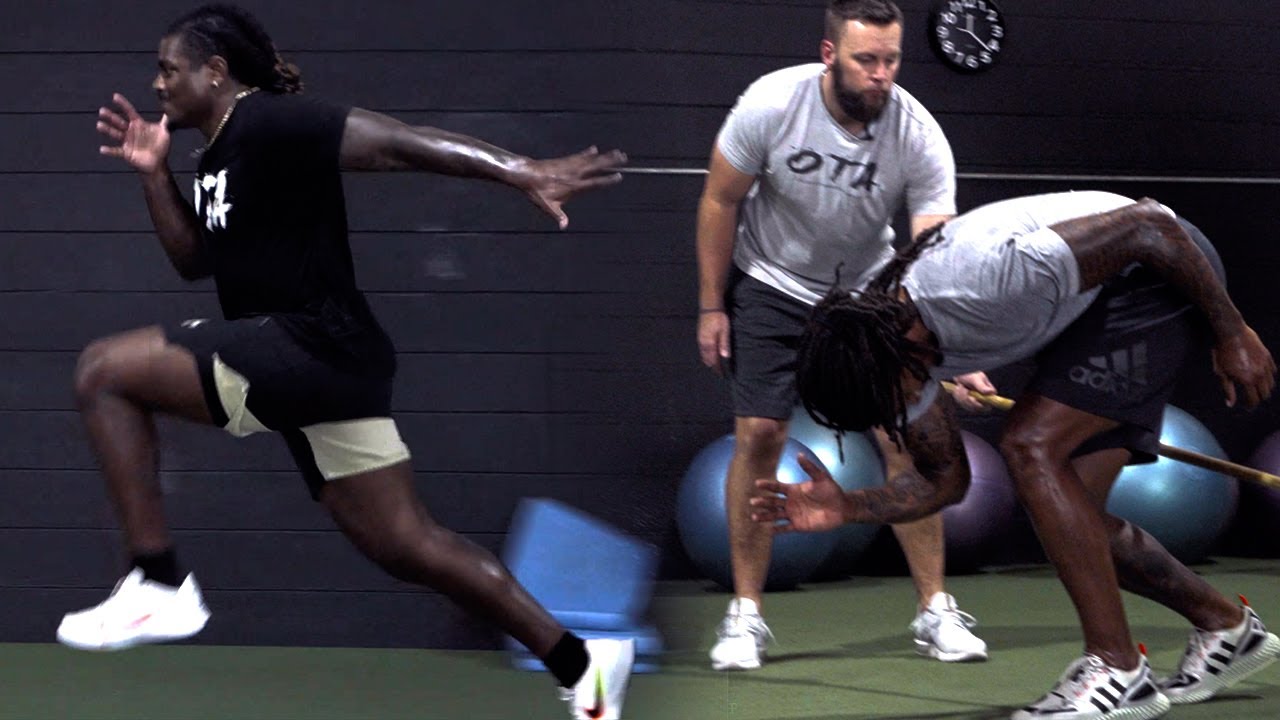 Linear Speed Training for Athletes - YouTube