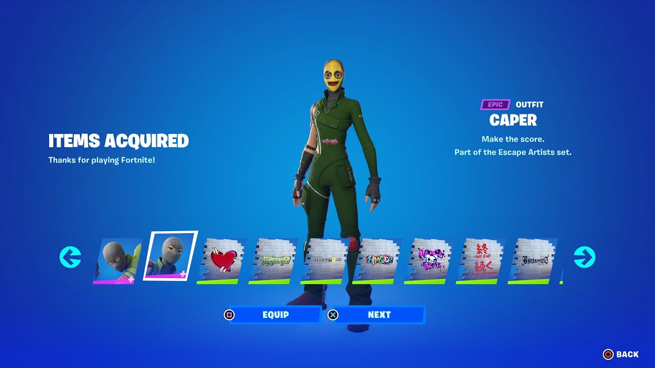 How To Get Escape Artists Bundle FREE In Fortnite! (Unlocked Caper ...