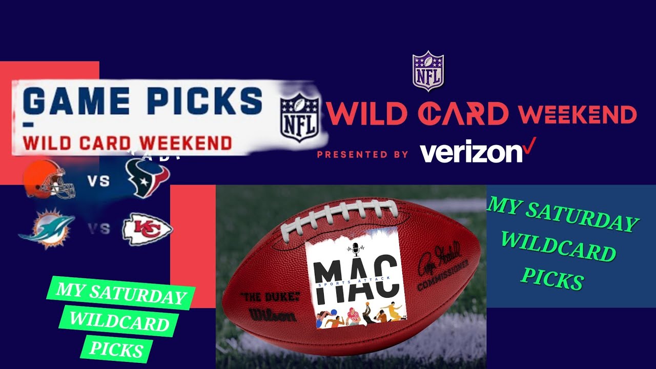 Saturday WILD Card Weekend picks!! Who you got? - YouTube