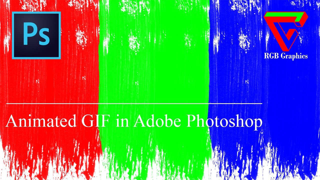 How to make Animated Gradient GIF in Adobe Photoshop - YouTube