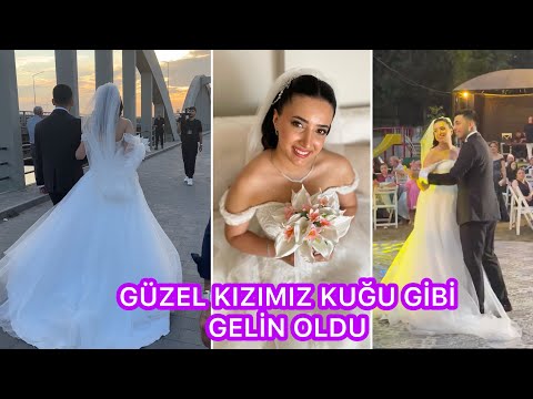 DÜĞÜNÜMÜZÜ YAPTIK 🥰 GÜZEL KIZIMIZ GELİN OLDU 👰🏻 EN MUTLU GÜNÜMÜZ😍