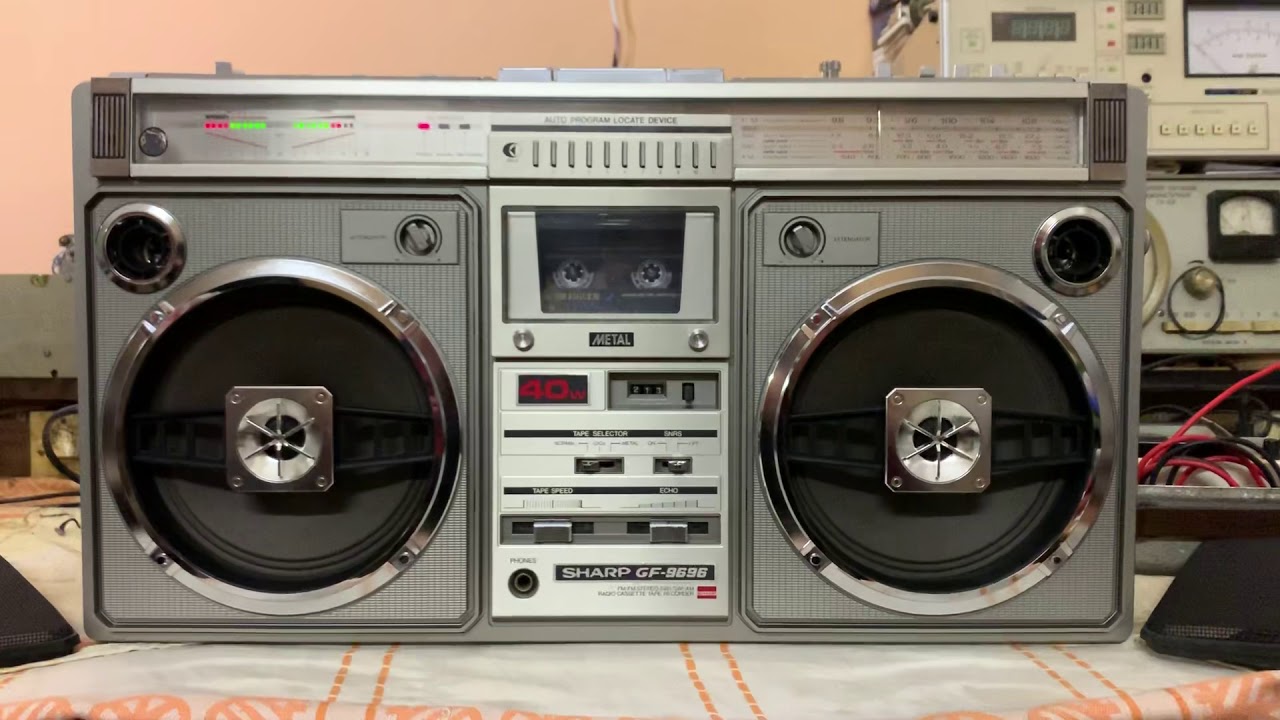 Boombox detailing! Sharp GF-9696 - YouTube