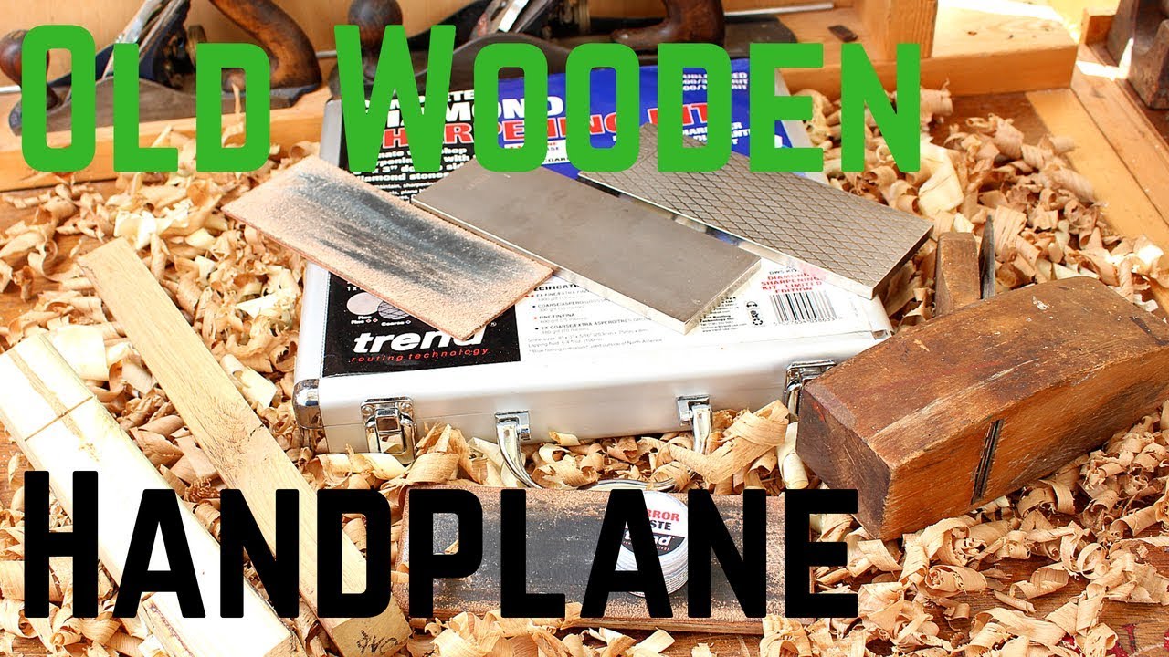 Plane iron restoration & sharpening - YouTube
