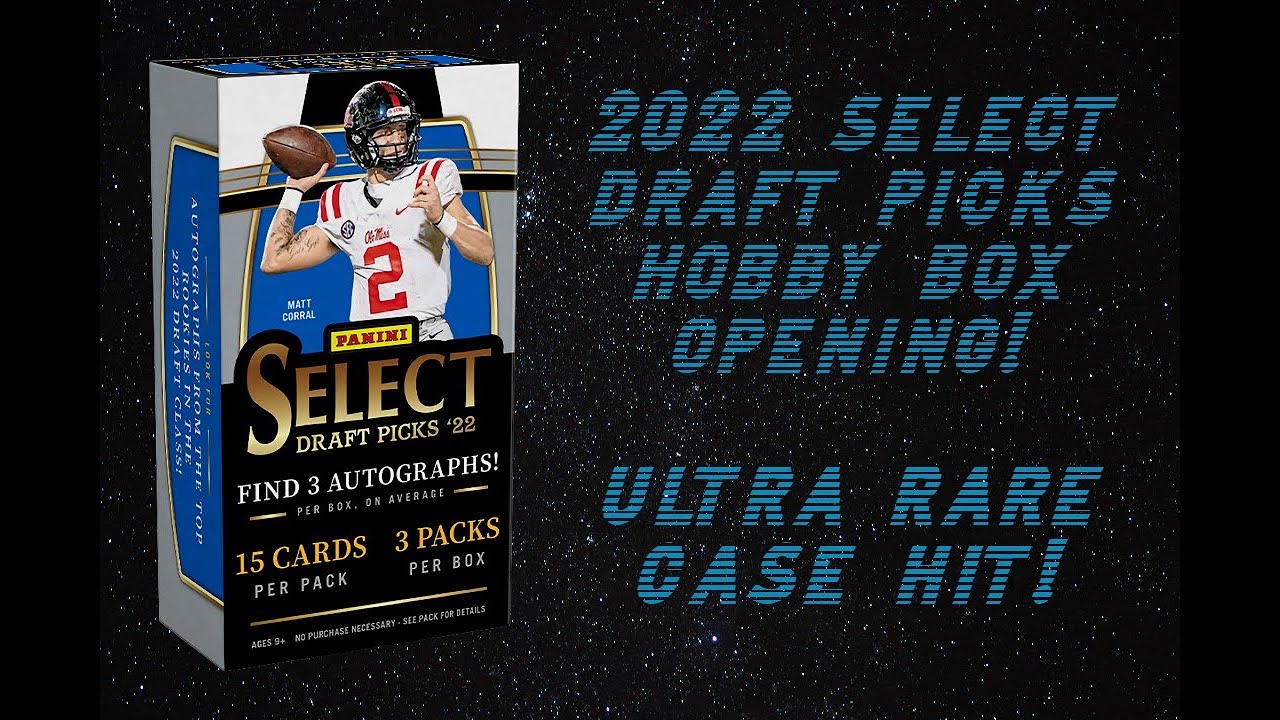 2022 Select Draft Picks Hobby Box - ULTRA RARE CASE HIT!!! - YouTube