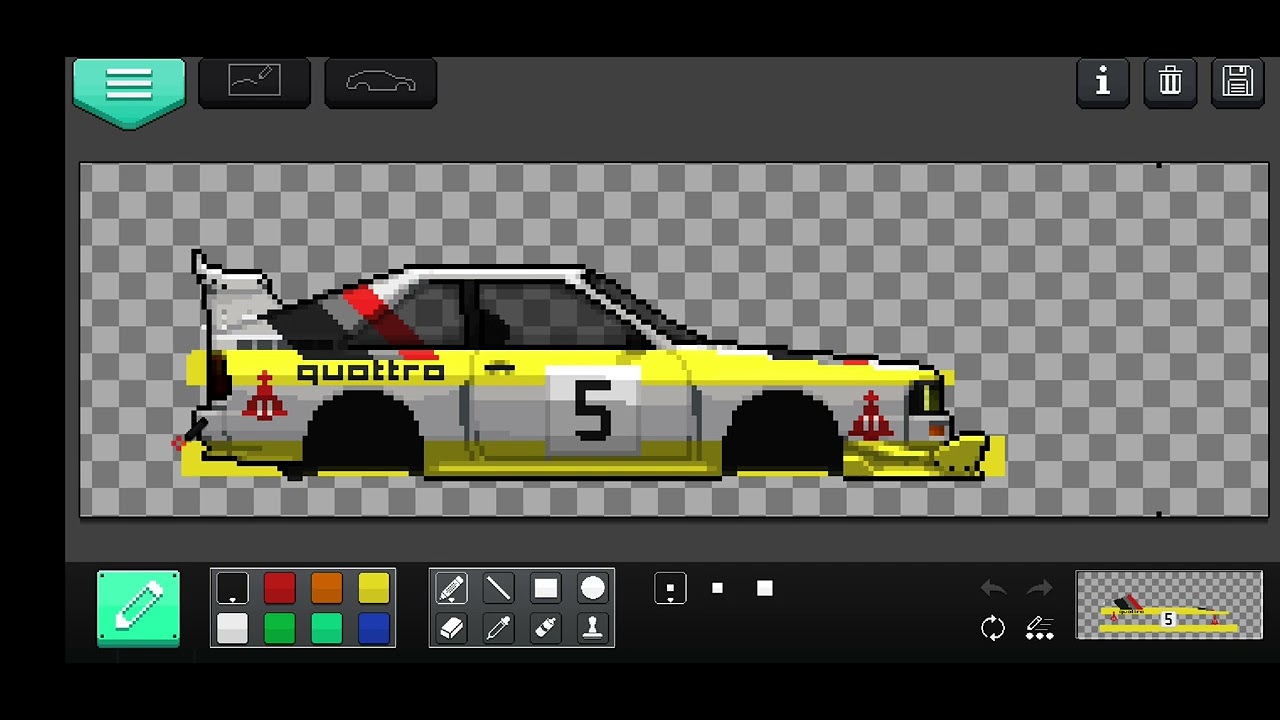 Pixel Car Racer - Audi S1 evo1 - YouTube