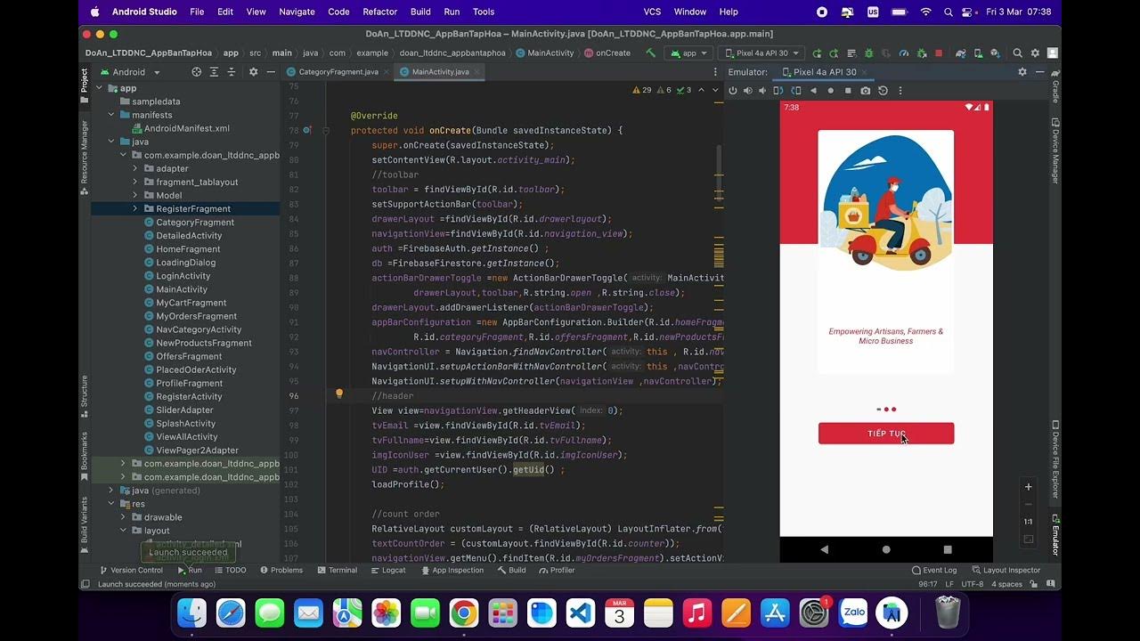 Intro App Bán Hàng Tạp Hoá (Android studio + Java + Firestore) Free Source - YouTube