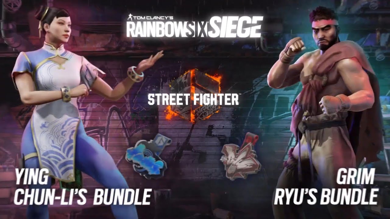 STREET FIGHTER x RAINBOW ELITE BUNDLE REVIEW | Chun Li & Ryu Showcase ...