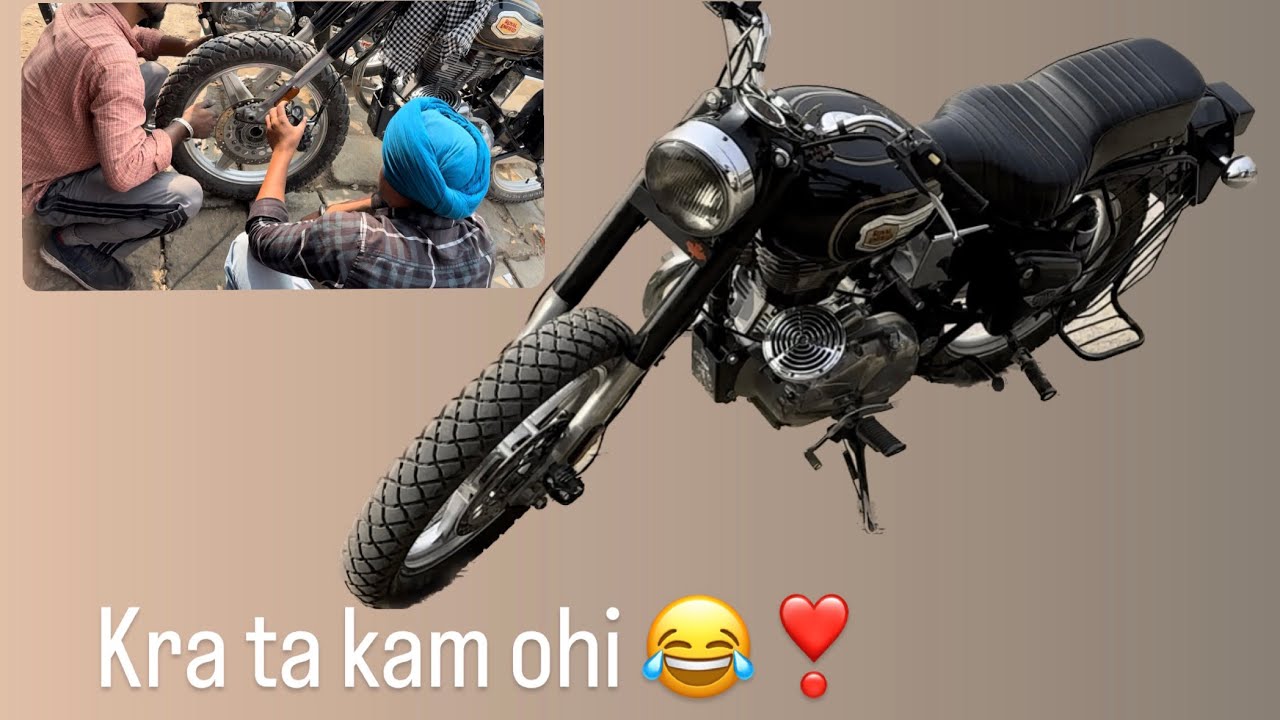 Bullet tyre 🛞 modification 🥵 || kro check out - YouTube