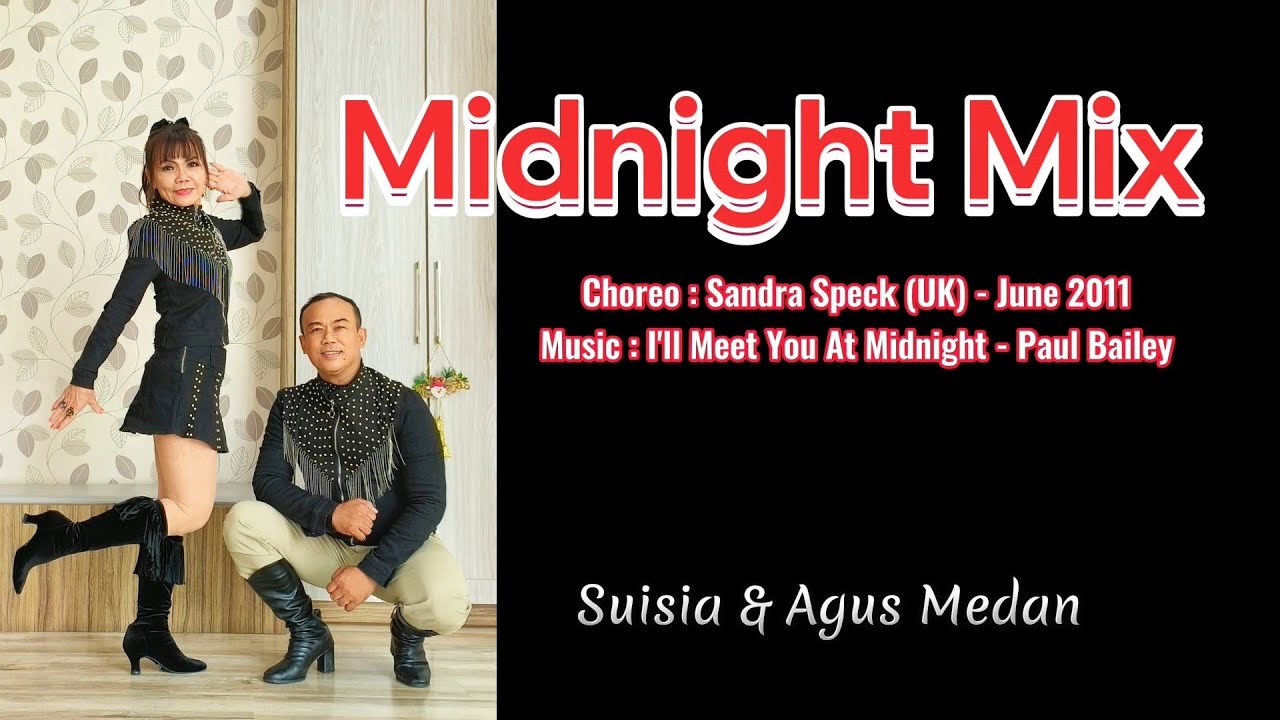 Midnight Mix l Line Dance l Suisia & Agus Medan - YouTube