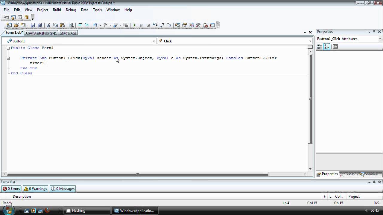 Visual Basic 2008 Tutorial 9 getting prossesor and ram ussage - YouTube