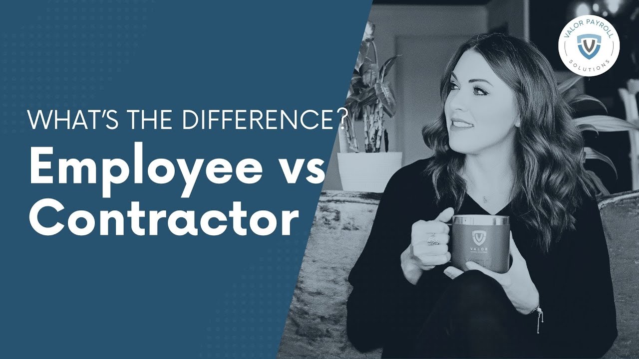 The difference between employee versus contractor - YouTube