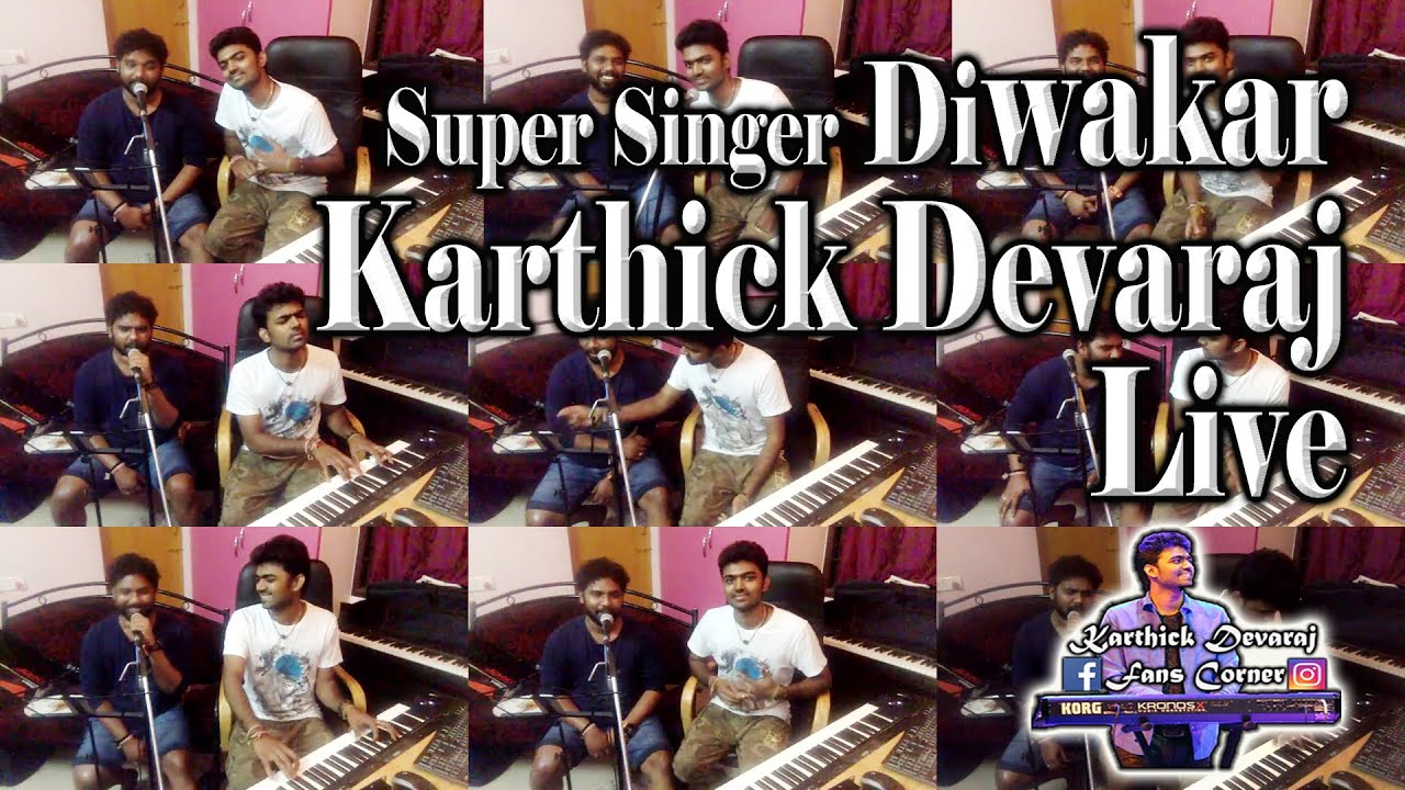 Super Singer Diwagar & Karthick Devaraj Performed in LIVE | Karthick ...