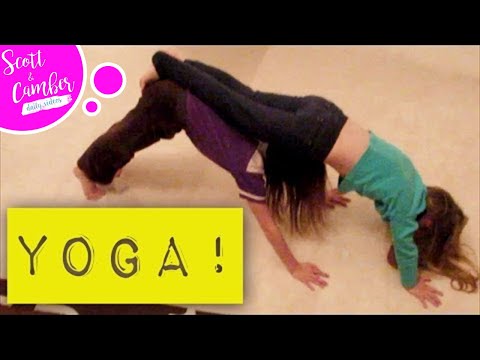 KIDS' YOGA CHALLENGE! | Scott and Camber