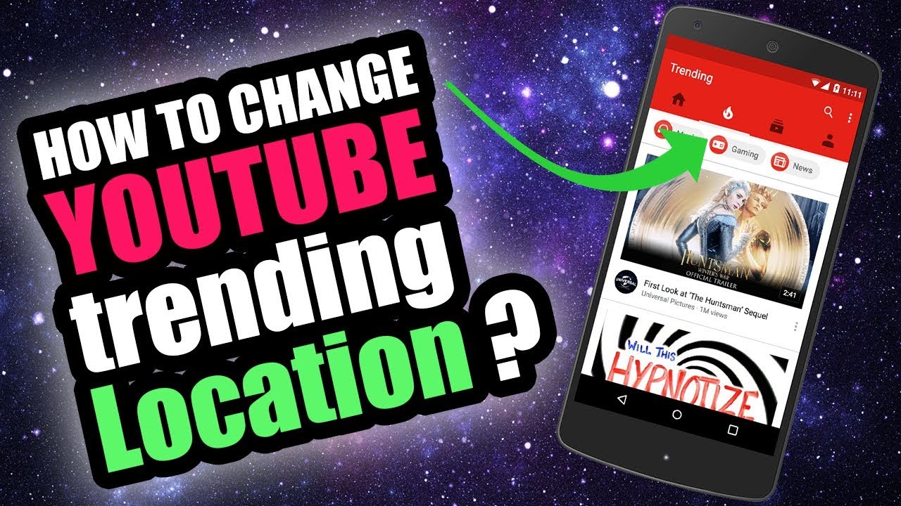How To Change Trending Location In YouTube Android + iOS? | Change ...