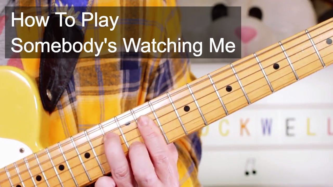 'Somebody's Watching Me' Rockwell Guitar & Bass Lesson - YouTube