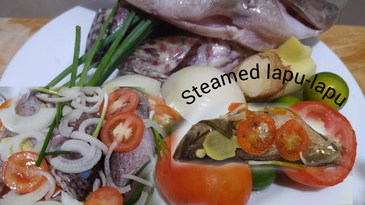 STEAMED LAPU-LAPU FISH IN COMMON SPICES!!!! - YouTube