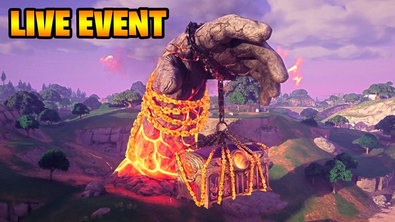 TITAN HAND EARTHQUAKE Live Event IS NOW HAPPENING IN FORTNITE CHAPTER 5 ...
